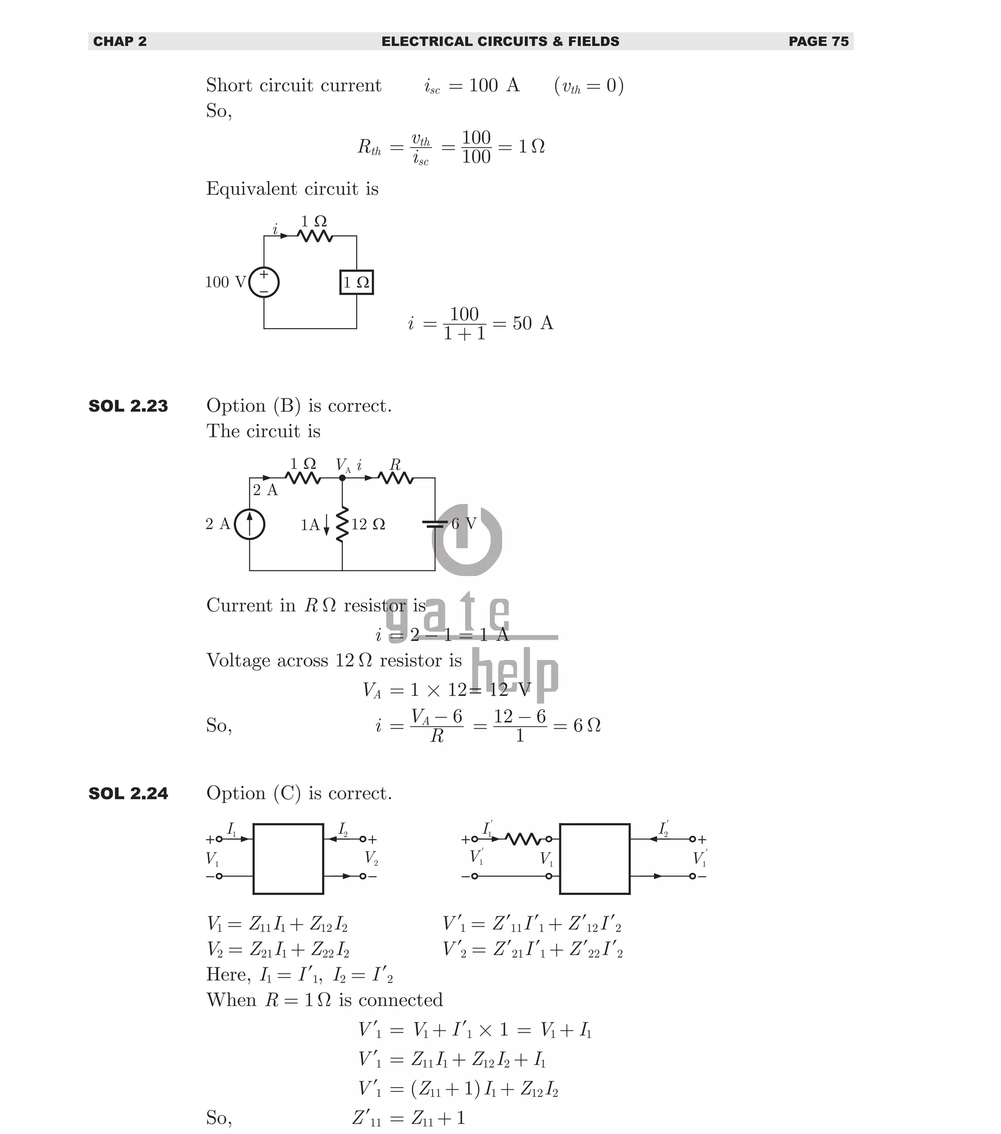Electrical circuits & fields | PDF