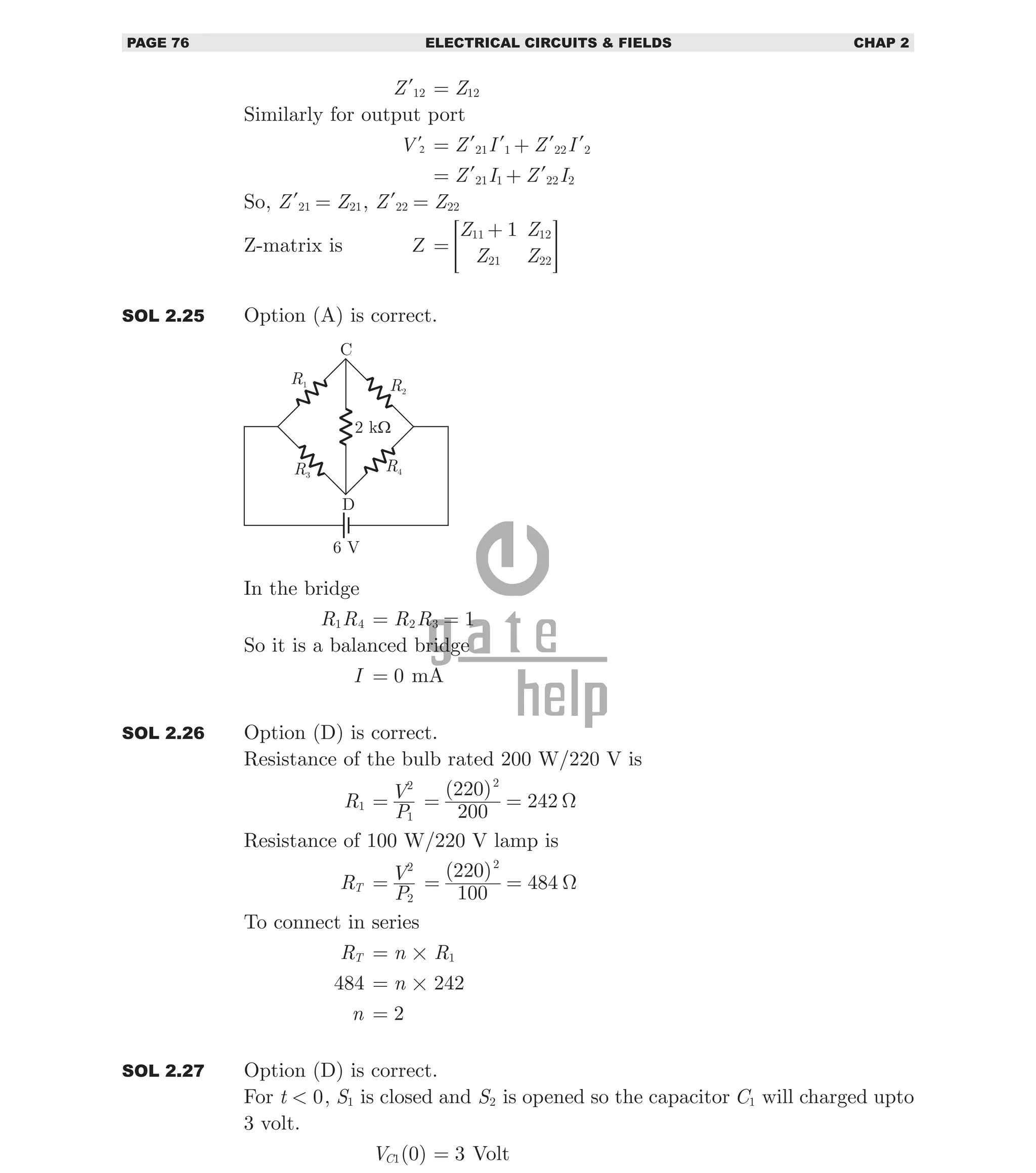 Electrical circuits & fields | PDF