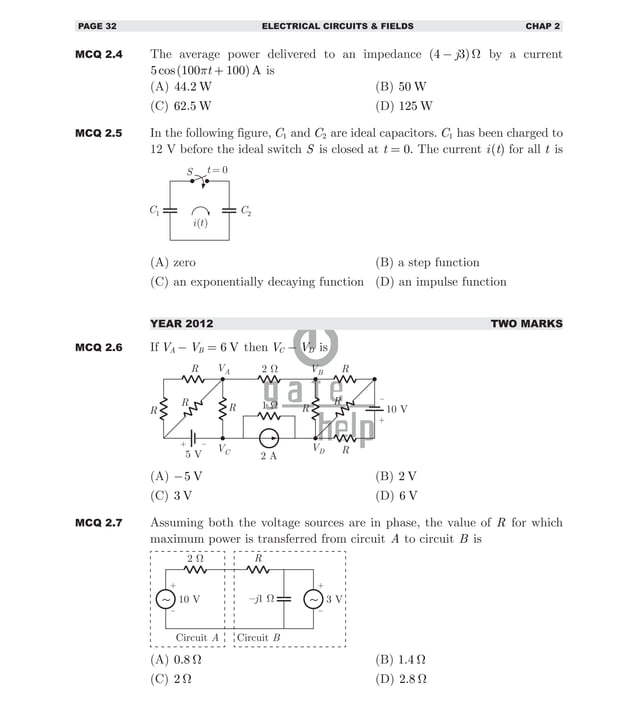 Electrical circuits & fields | PDF