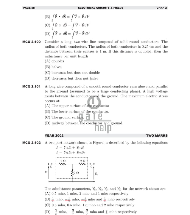Electrical circuits & fields | PDF