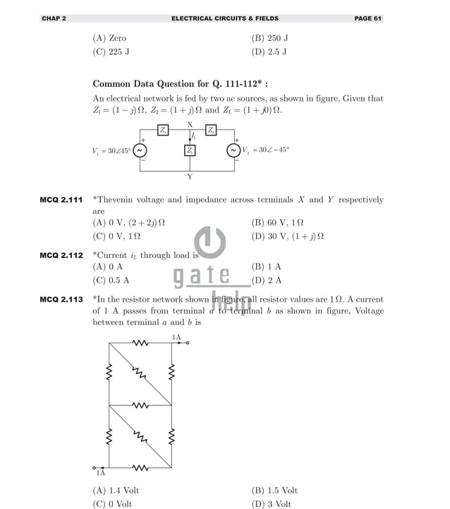 Electrical circuits & fields | PDF