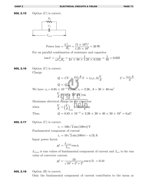 Electrical circuits & fields | PDF