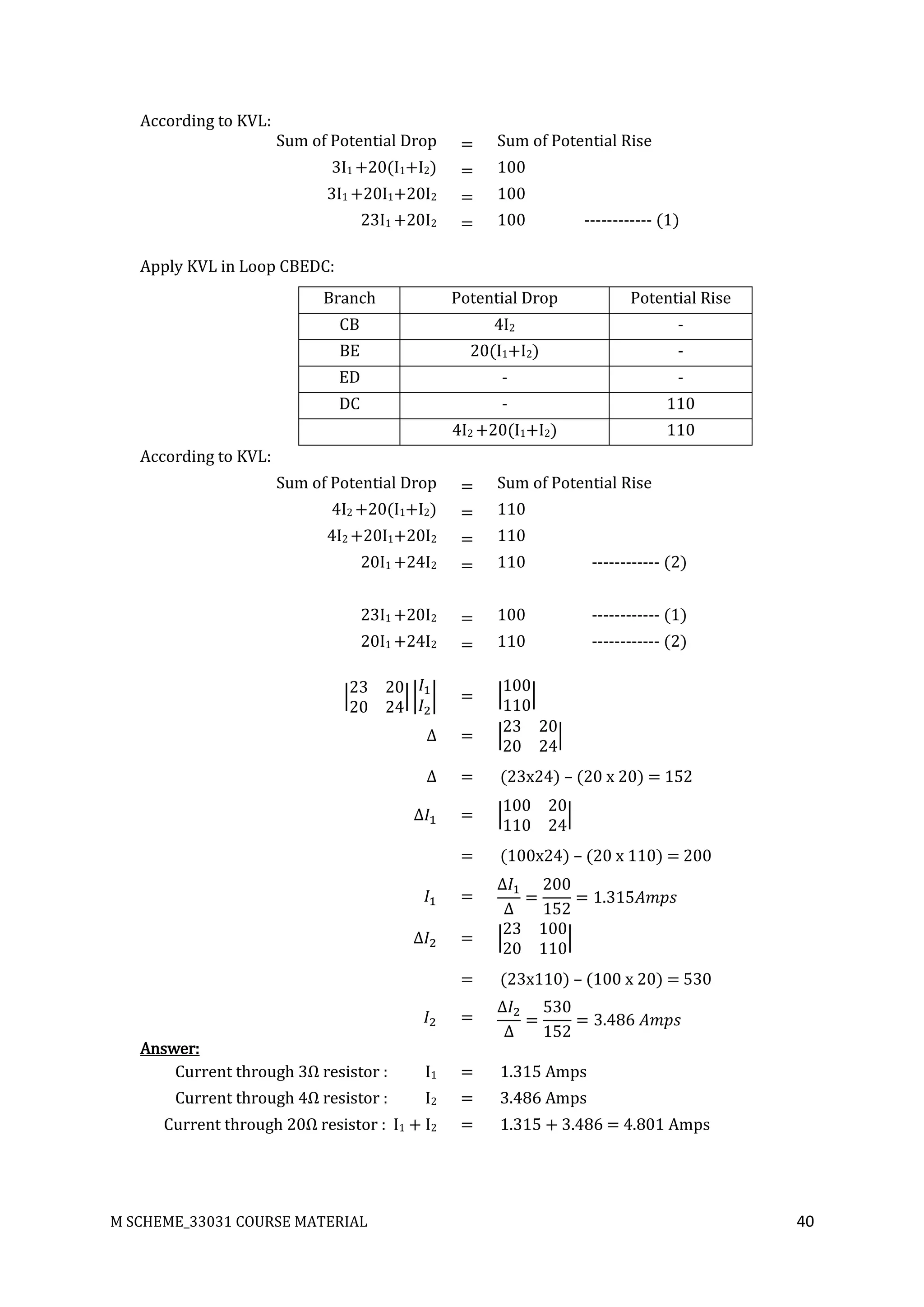 Electrical circuit theory | PDF