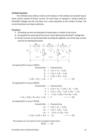 Electrical circuit theory | PDF