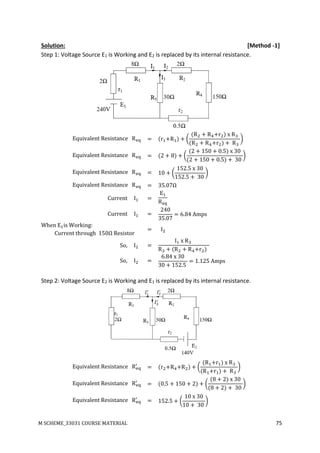 Electrical circuit theory | PDF