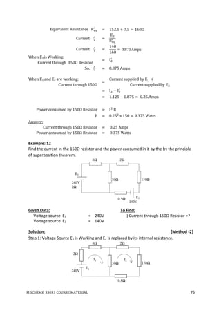 Electrical circuit theory | PDF