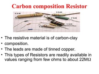 Electrical Component physics electrical comp | PPT