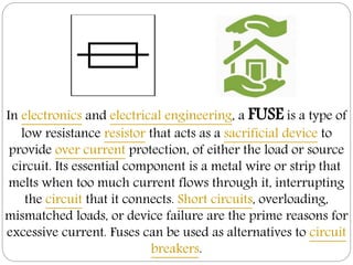 Electrical components 8 | PPTX