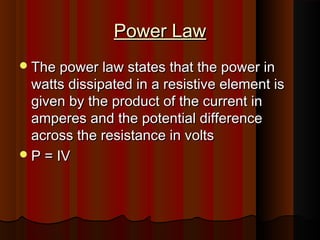 Electrical components and circuits | PPT