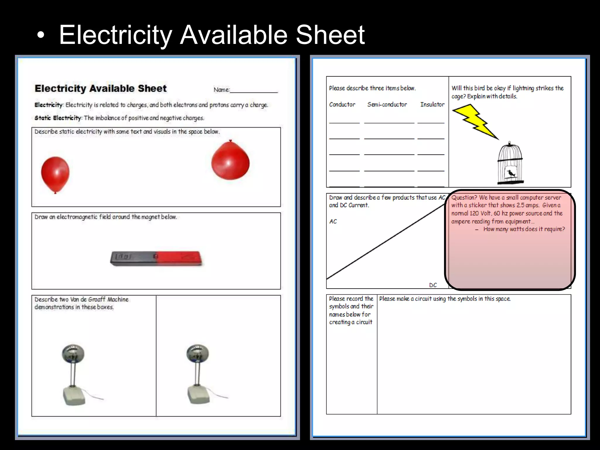 Electrical current conversion triad PowerPoint, Electricty PowerPoint ...