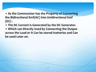 Electrical dc machines | PPTX