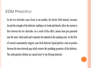 Electrical discharge machining (EDM) | PPT