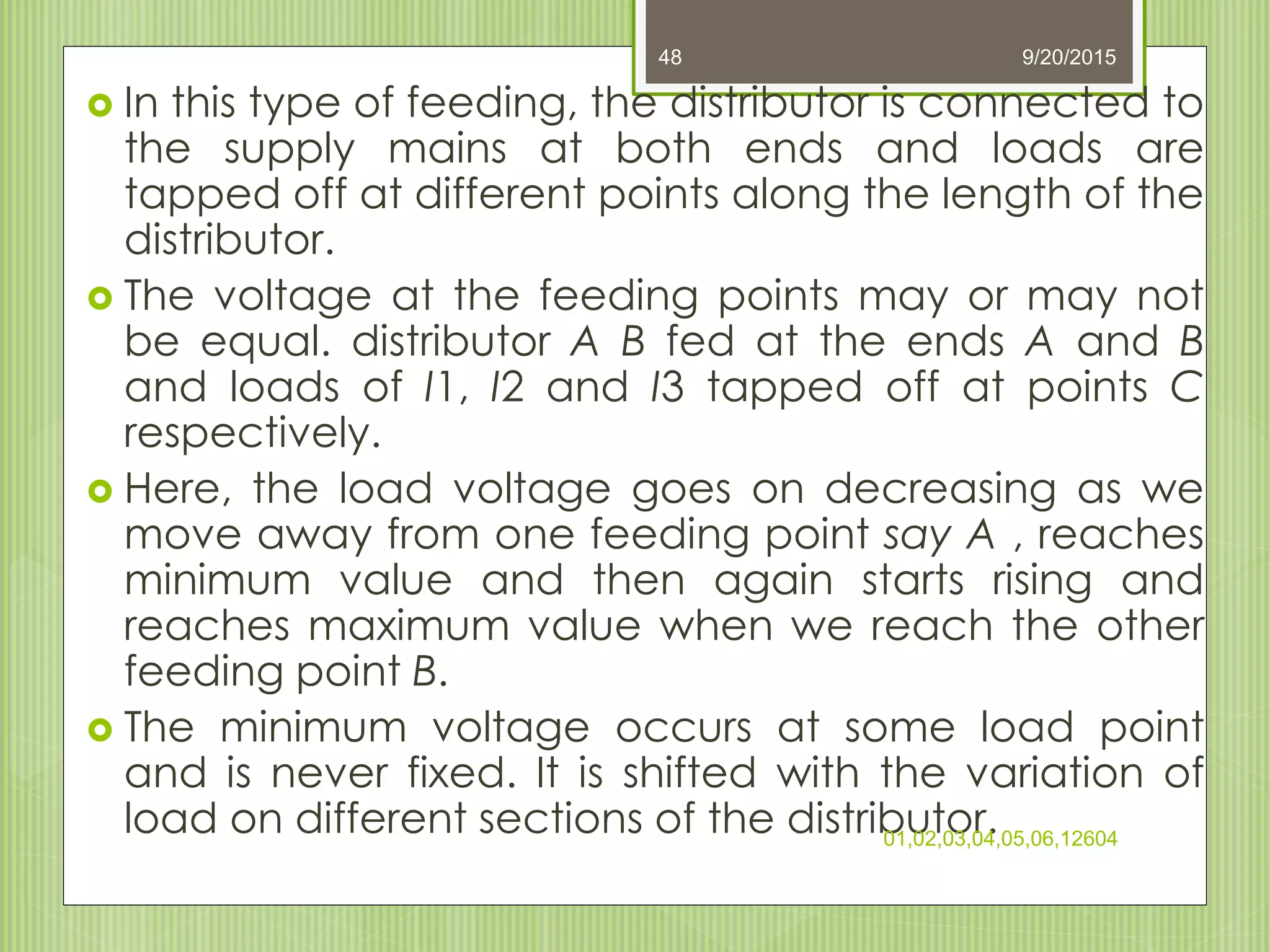Electrical distribution system | PPTX