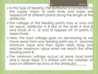 Electrical distribution system | PPTX