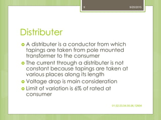 Electrical distribution system | PPTX
