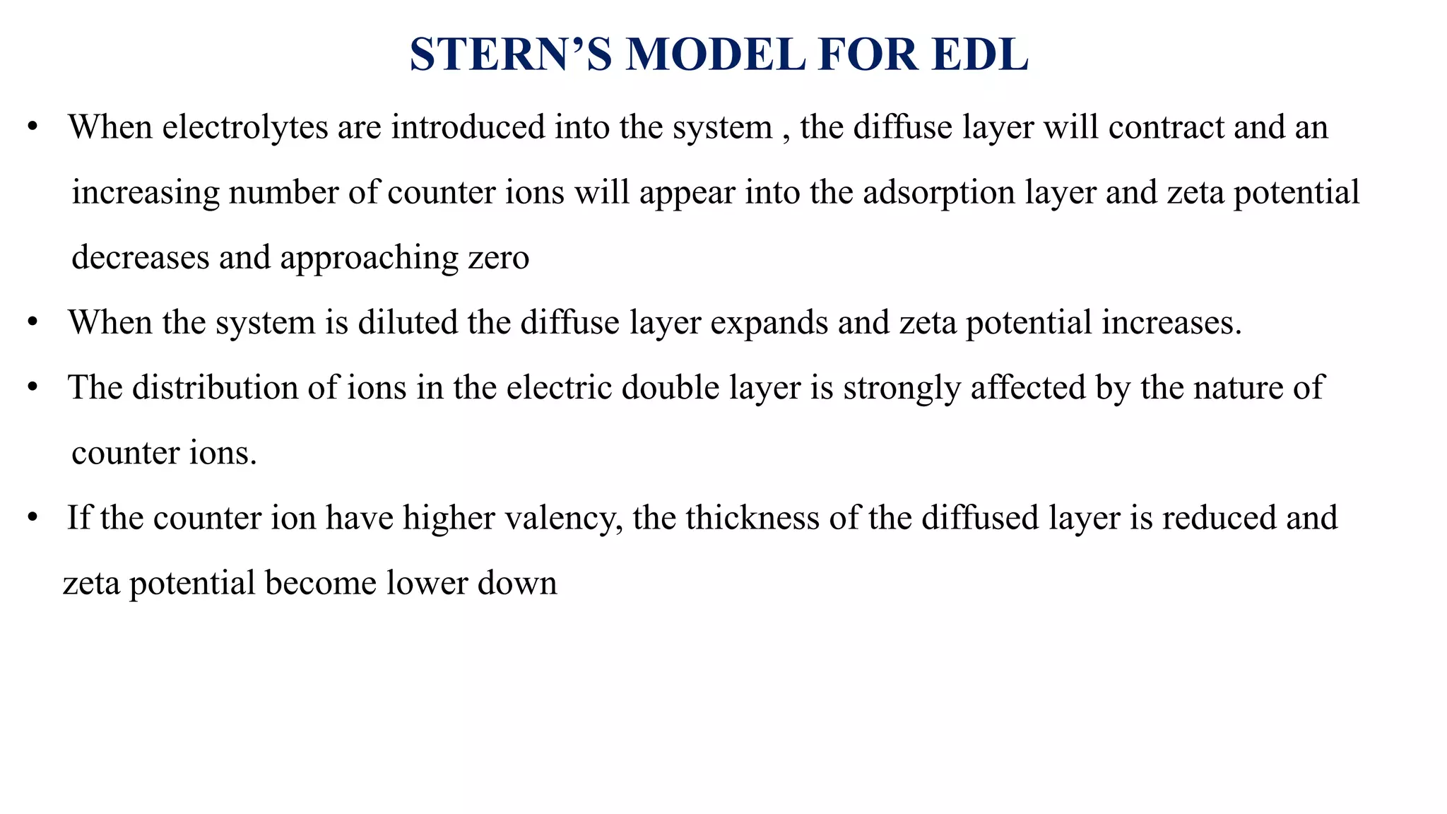 ELECTROCHEMISTRY - ELECTRICAL DOUBLE LAYER | PPTX
