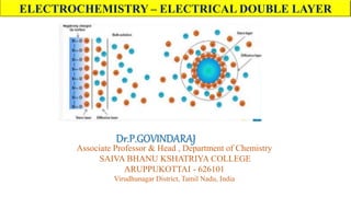 ELECTROCHEMISTRY - ELECTRICAL DOUBLE LAYER | PPTX