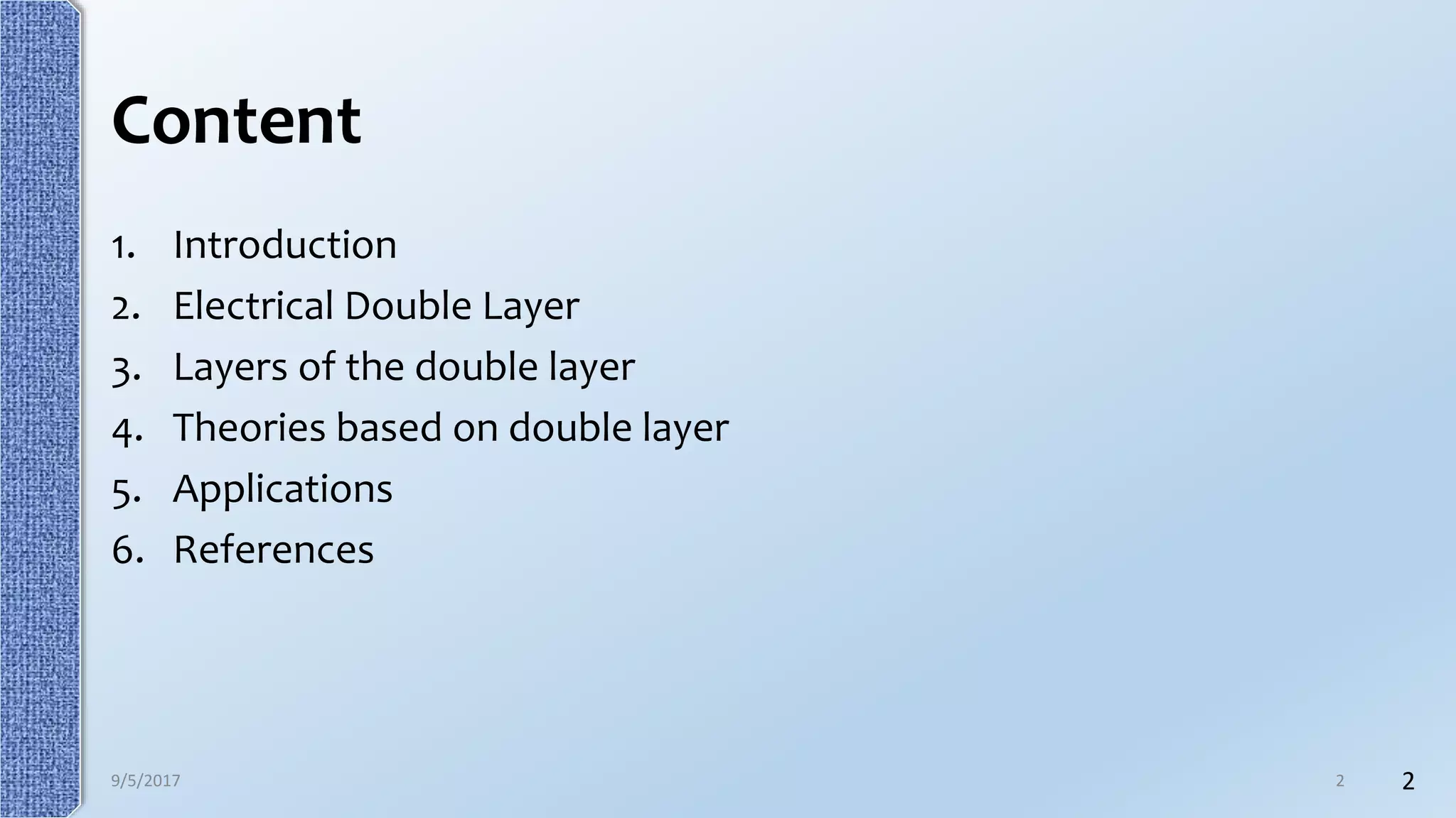 Electrical double layer theory | PPTX