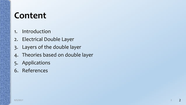 Electrical double layer theory | PPTX