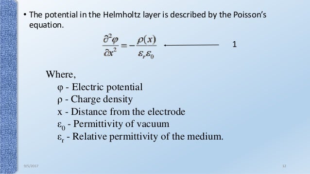 Electrical Double Layer Theory