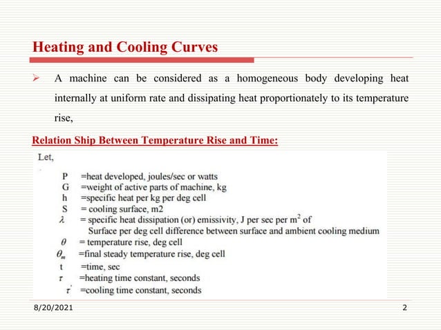 Electrical Drives and Control Heating and Cooling Curves | PDF