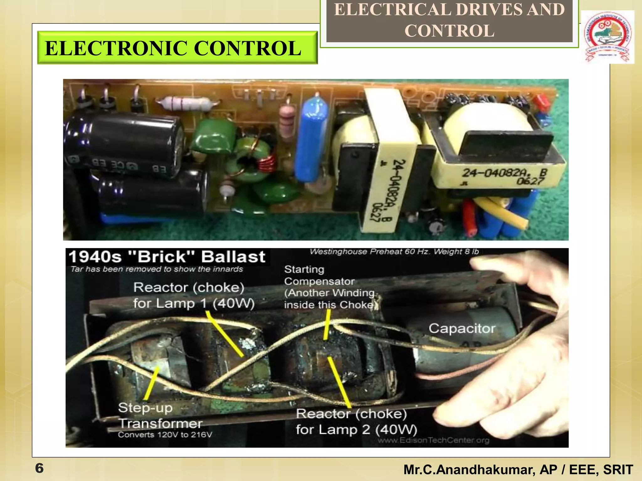 Electrical drives and control | PPTX