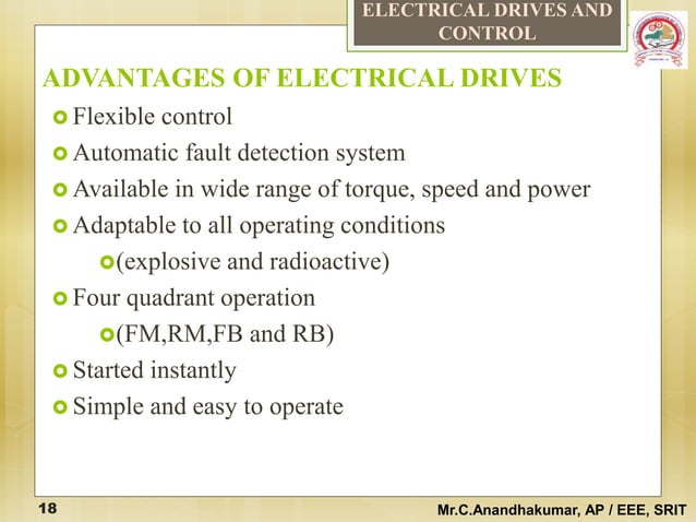 Electrical drives and control | PPTX
