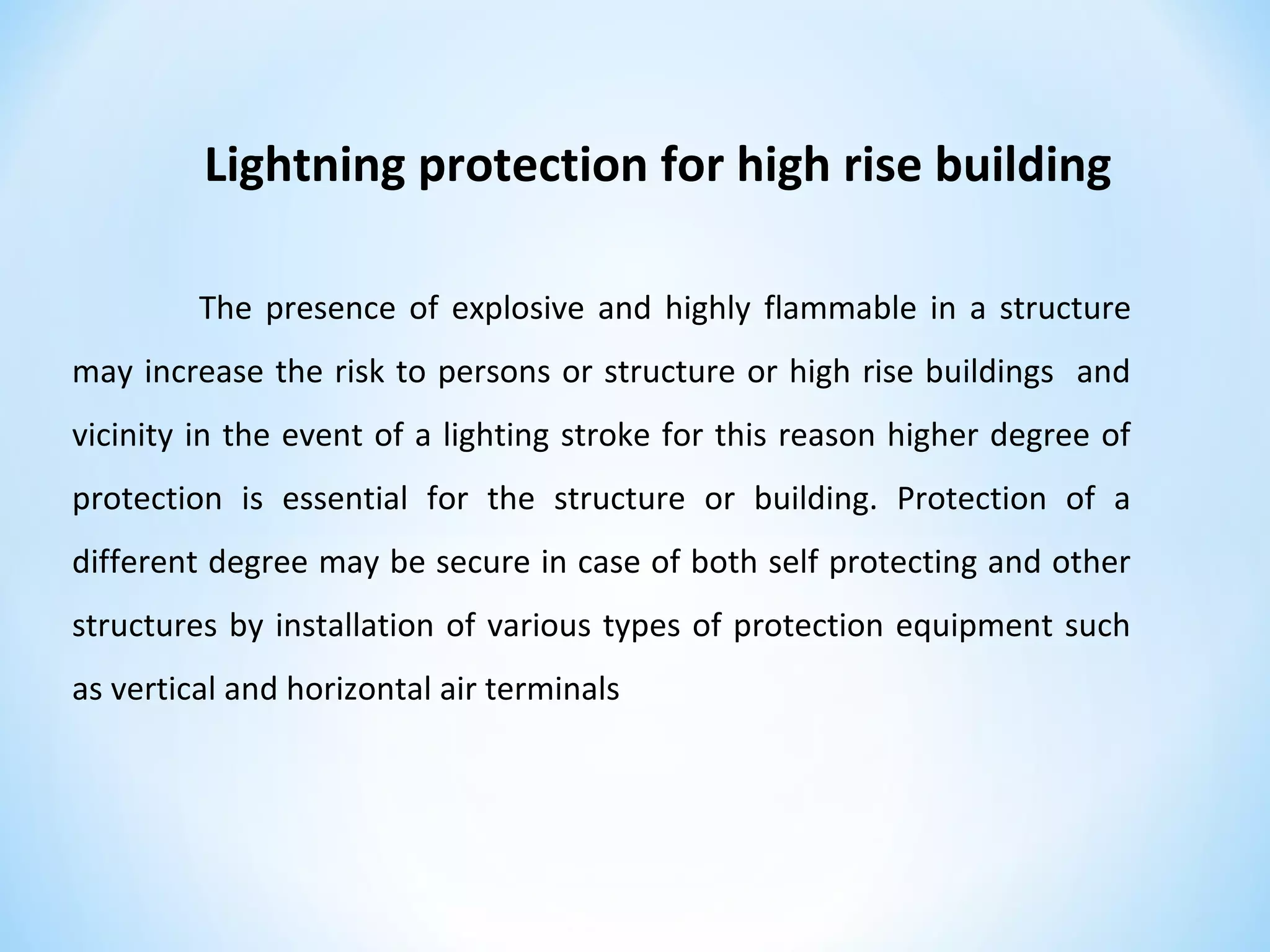 Electrical, earthquake and lighting hazard protection | PPT