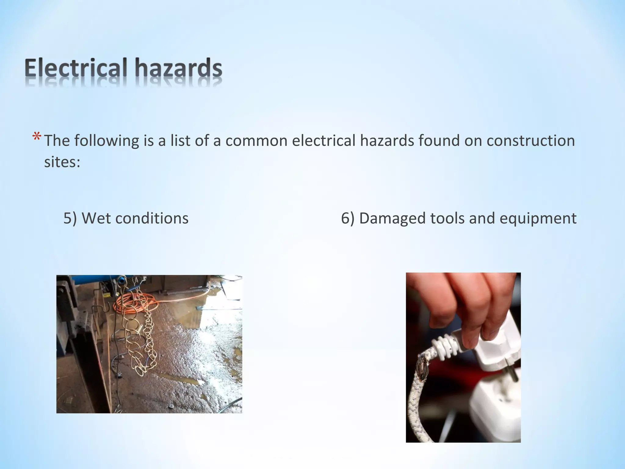 Electrical, earthquake and lighting hazard protection | PPT