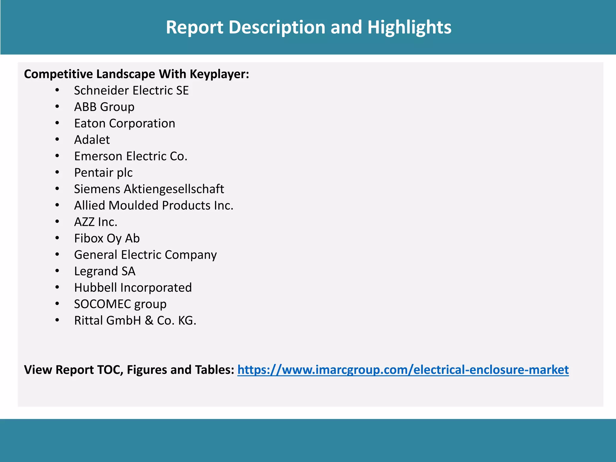 Electrical Enclosure Market PPT: Trends and Dynamics, Drivers ...