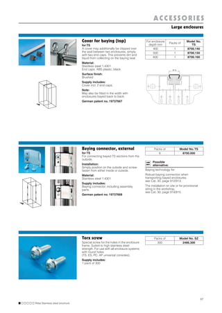 Rittal Electrical Enclosures | PDF