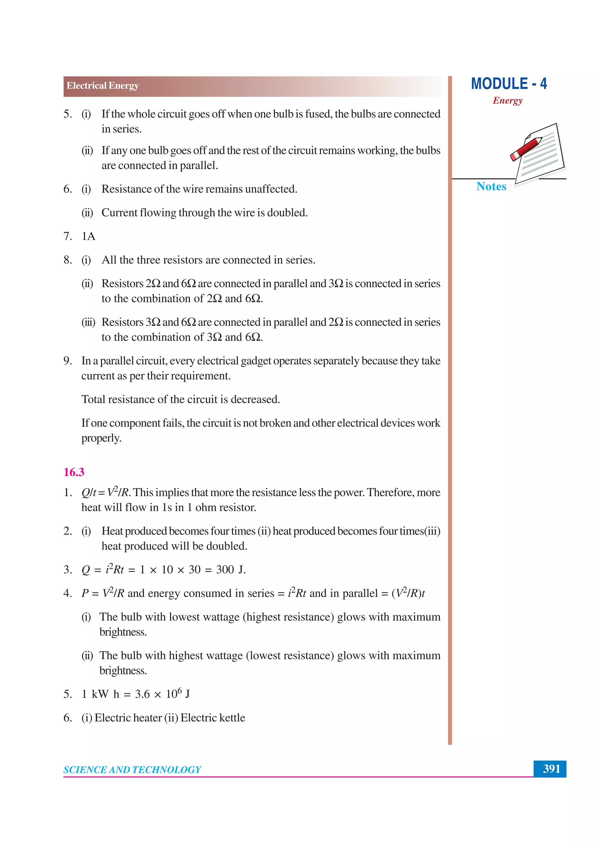 Electrical energy | PDF