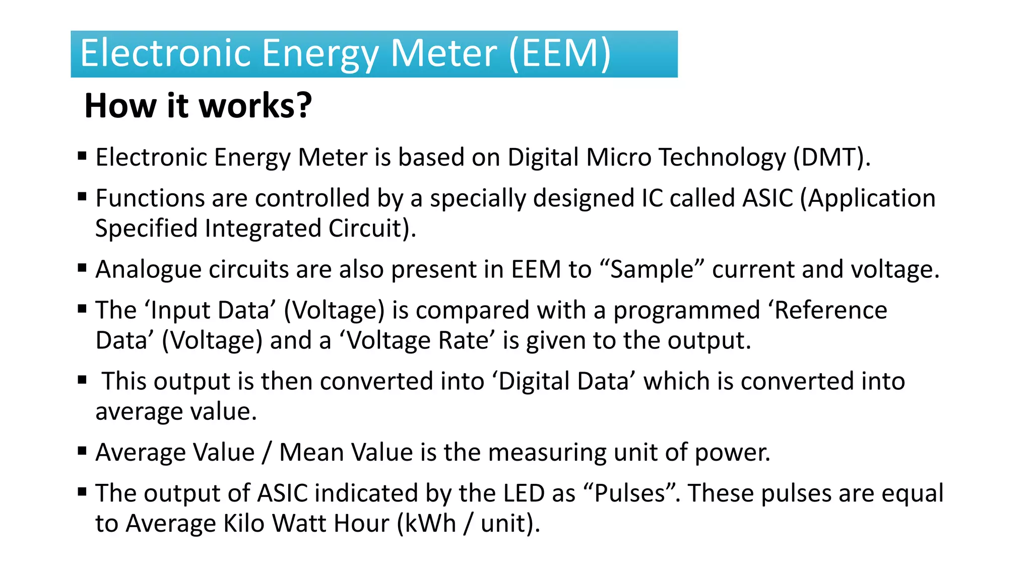Electrical energy meter | PPTX
