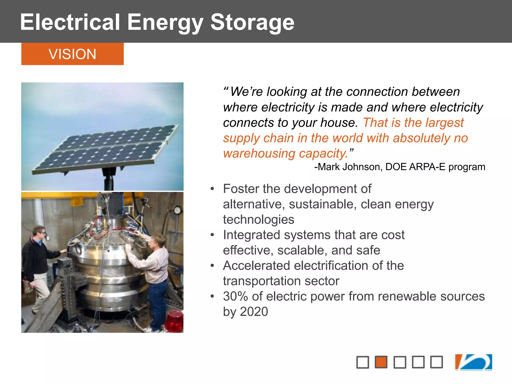 Electrical Energy Storage | PPTX