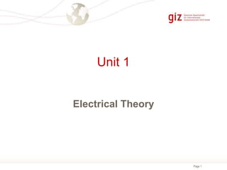 Electrical engg material | PPTX
