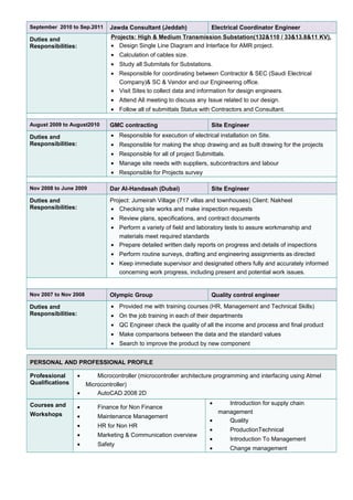 Electrical engineer | DOC