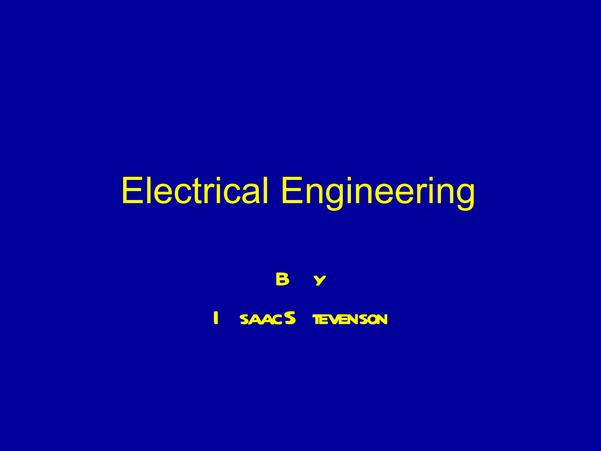 Electrical engineering | PPT
