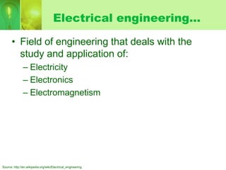 Electrical Engineering | PPTX
