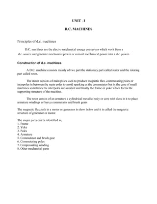 Electrical Engineering, DC - AC Machines | PDF