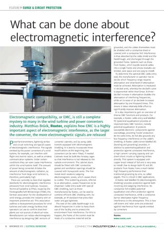 Electrical Engineering Magazine - EMC article - Nov 2016 | PDF