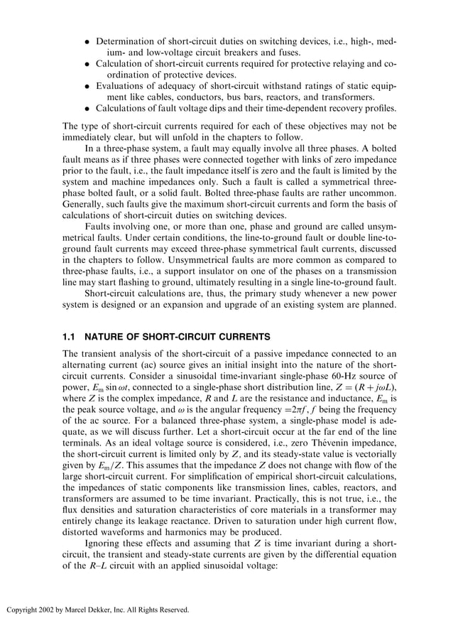 Electrical Engineering - Power System Analysis Short-Circuit Load Flow ...