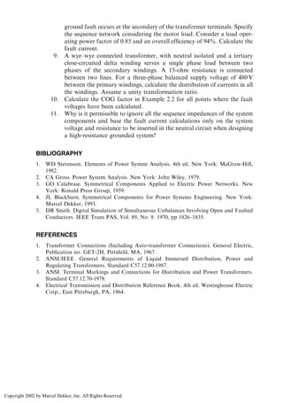 Electrical Engineering - Power System Analysis Short-Circuit Load Flow ...