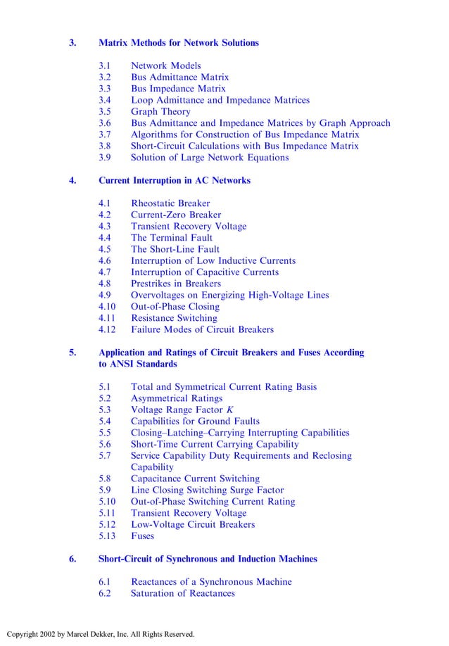 Electrical Engineering - Power System Analysis Short-Circuit Load Flow ...