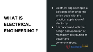 Electrical engineering assignment help