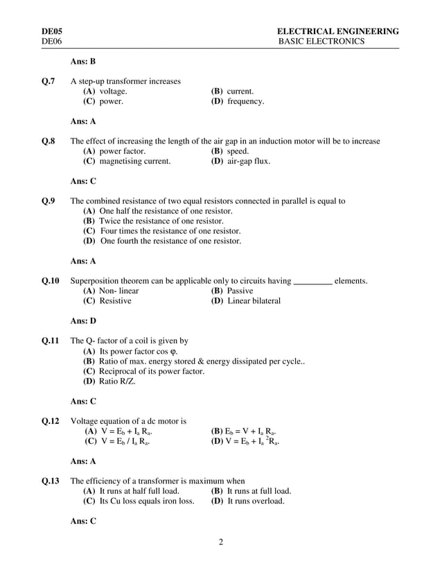 Electrical engineering basic | PDF