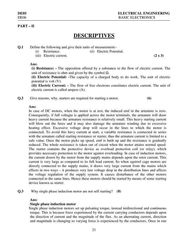 Electrical engineering basic | PDF