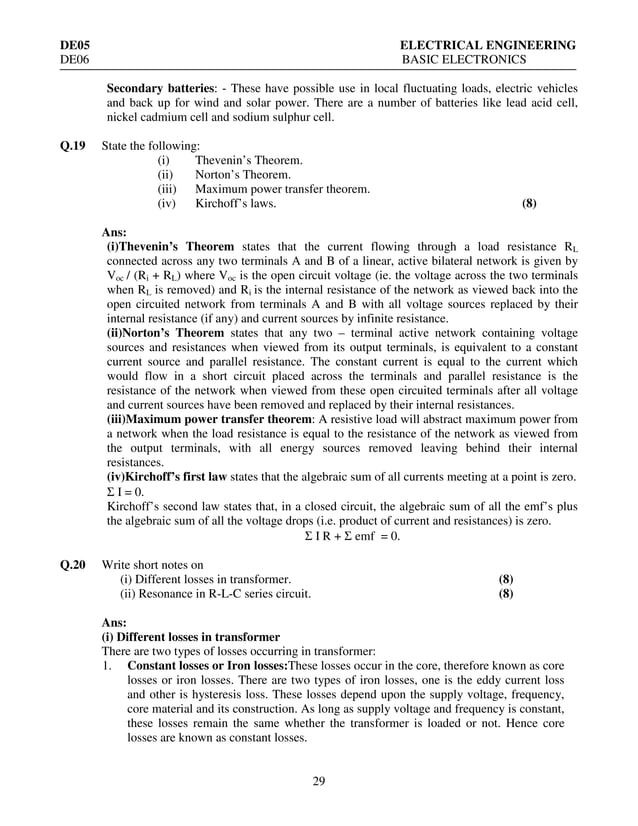 Electrical engineering basic | PDF