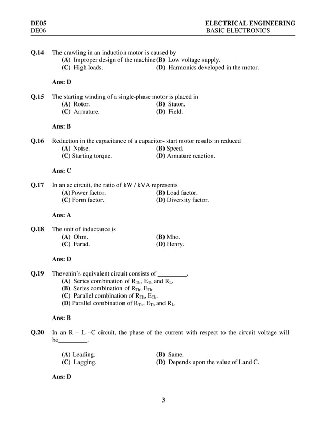 Electrical engineering basic | PDF