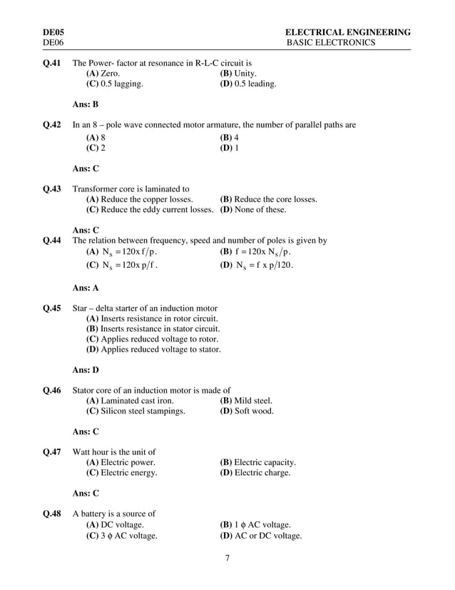 Electrical engineering basic | PDF