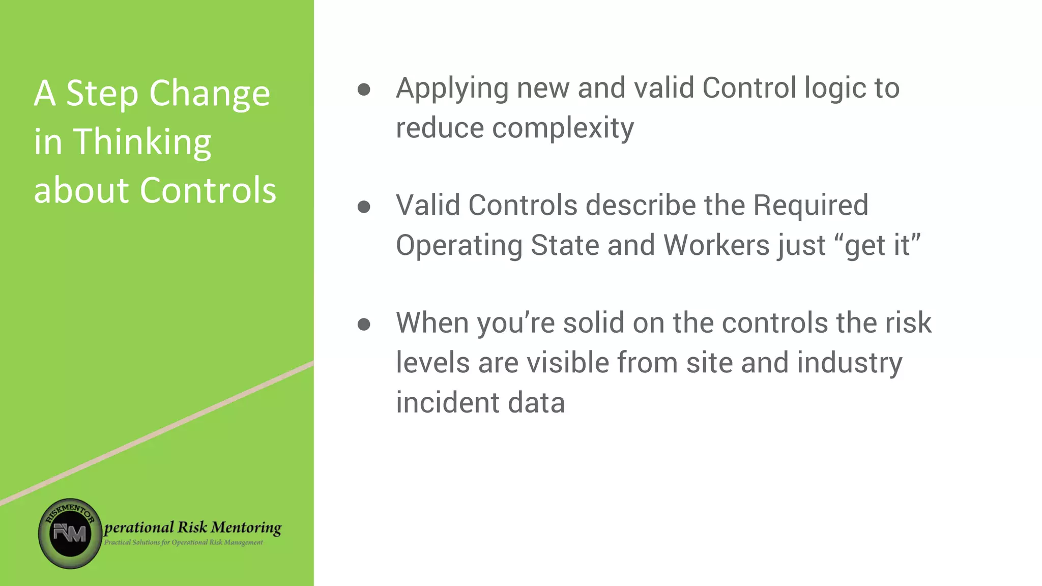 Electrical engineering control plans building on a valid control framework - Peter Standish | PPT